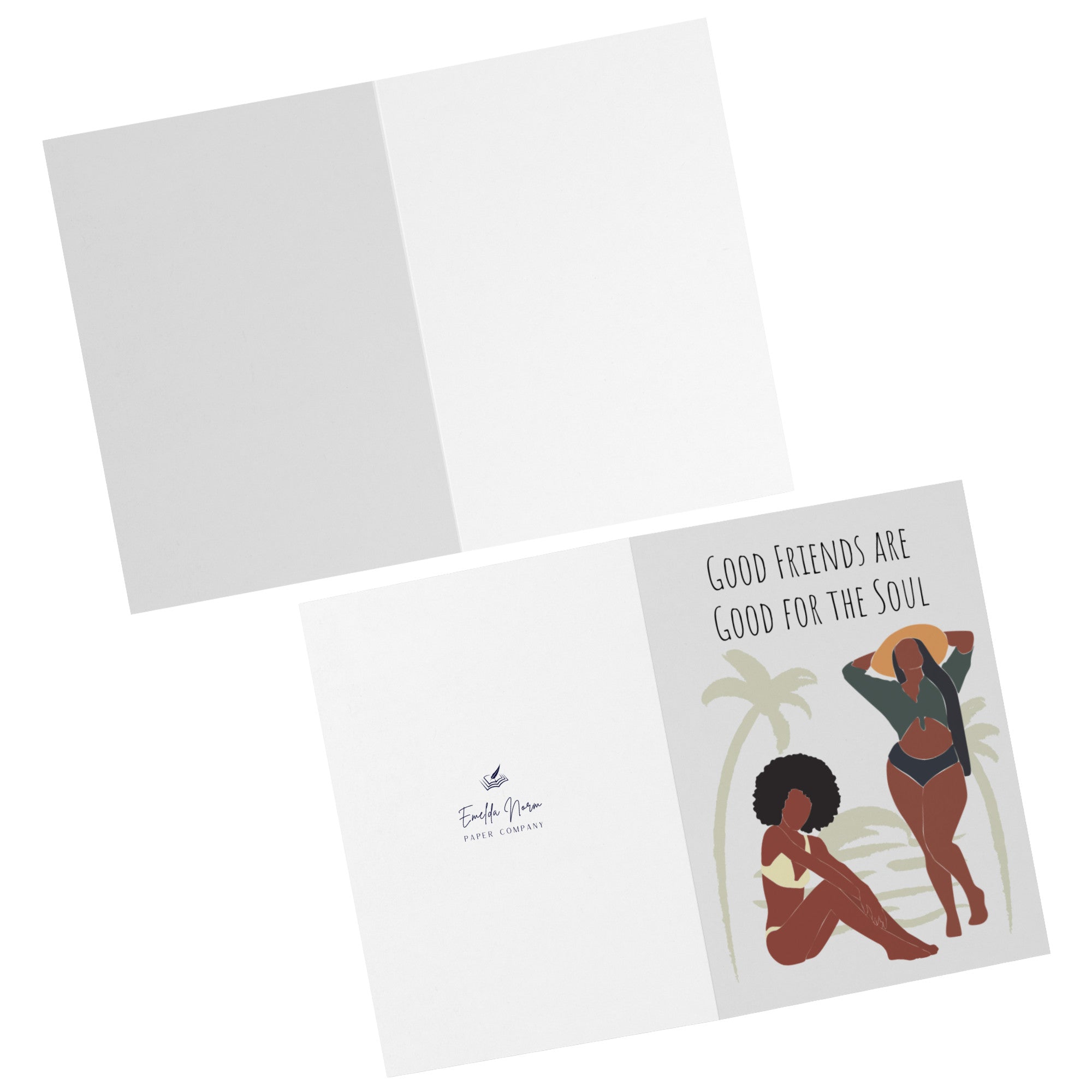 Good Friends - Blank inside – Emelda Norm Paper Company